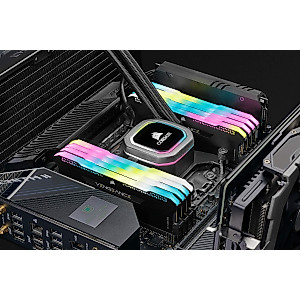 Corsair Vengeance RGB PRO SL 64GB (2x32GB) DDR4 4000MHz C18 Optimized for AMD Ryzen Desktop Memory (10 Ultra-Bright RGB LEDs, Custom Performance PCB, Tight Response Times, Intel XMP 2.0) Black