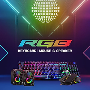 HP RGB Gaming Desktop PC Bundle - Intel Core i7 6th Gen, 16GB DDR4 Ram, 512GB SSD, Radeon RX - 550 4GB GDDR5, New 24 Inch Monitor - Prebuilt Gaming Computer, RGB Set - Windows 10 Pro (Renewed)