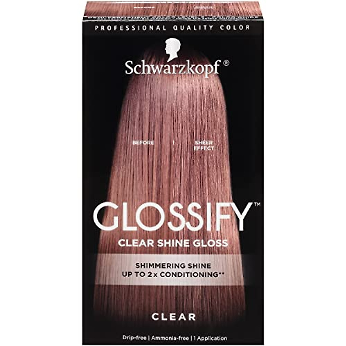 Schwarzkopf Glossify Customizable Color Gloss, Clear