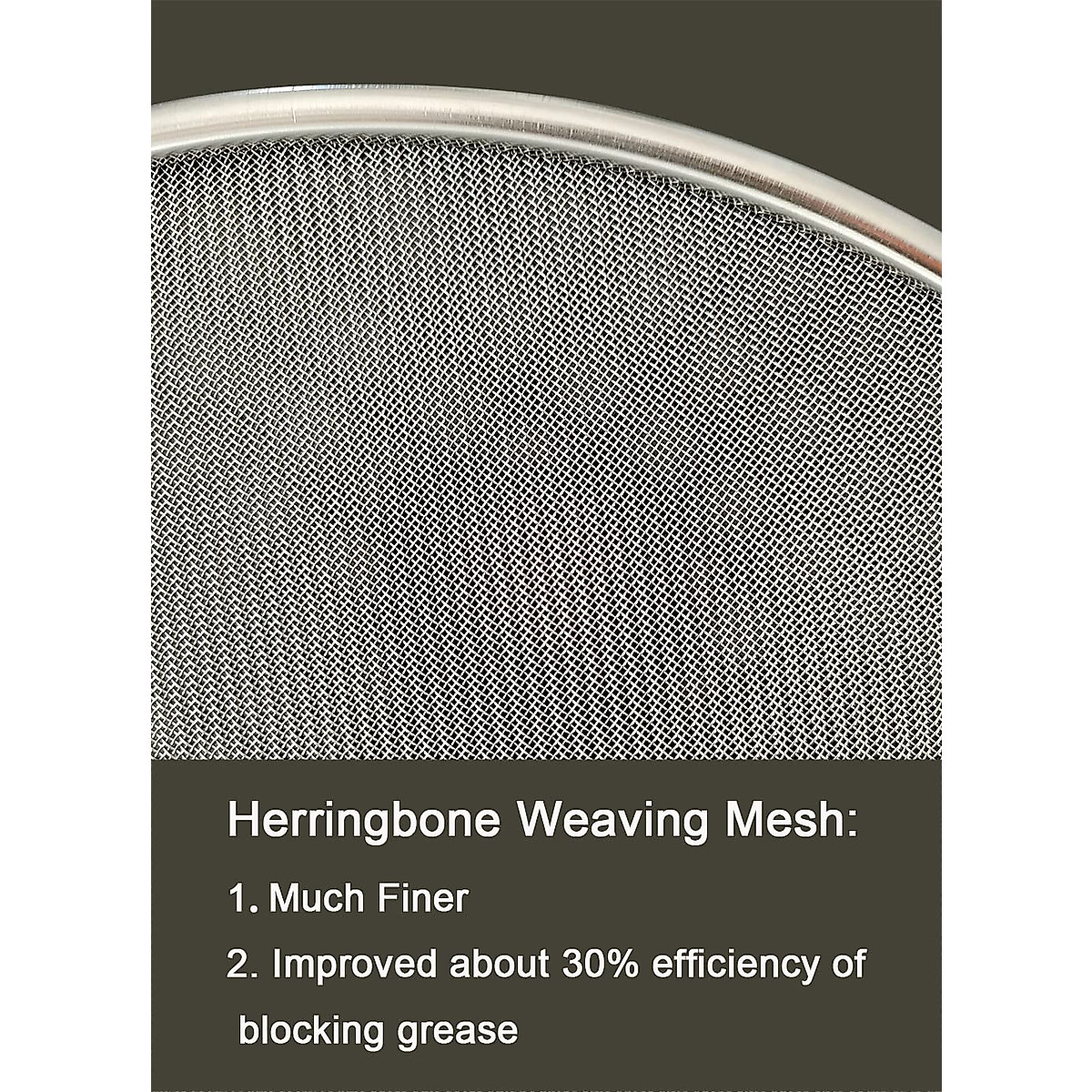 Telison Splatter Screen for Cooking 13 Inch, Block 99% Hot Oil, Stainless Steel Splatter Screen for Frying Pan, Heavy Duty and Easy to Clean