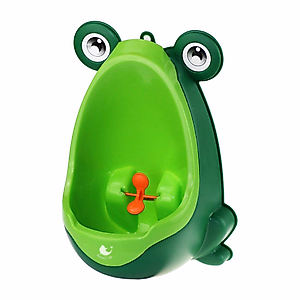 BFY Cute Frog Potty Training Urinal for Boys Kids Babys Toddlers with Funny Aiming Target