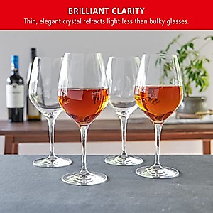 Spiegelau Glasses, Set of 4, European-Made Lead-Free Crystal, Modern Cocktail Glasses, Dishwasher Safe, Professional Quality Cocktail Glass Gift Set (Rose)