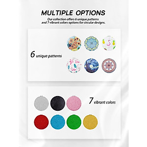 OMIRO 1X/10X(300R) Magnifying Compact Mirror with PU Leather, Ultra-Portable for Purses and Travel, Round Black