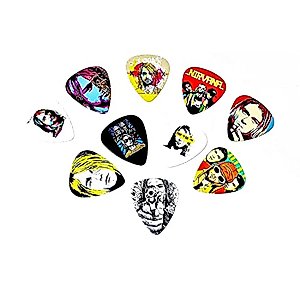 Nirvana | Kurt Cobain Guitar Picks (10 picks in a pack)