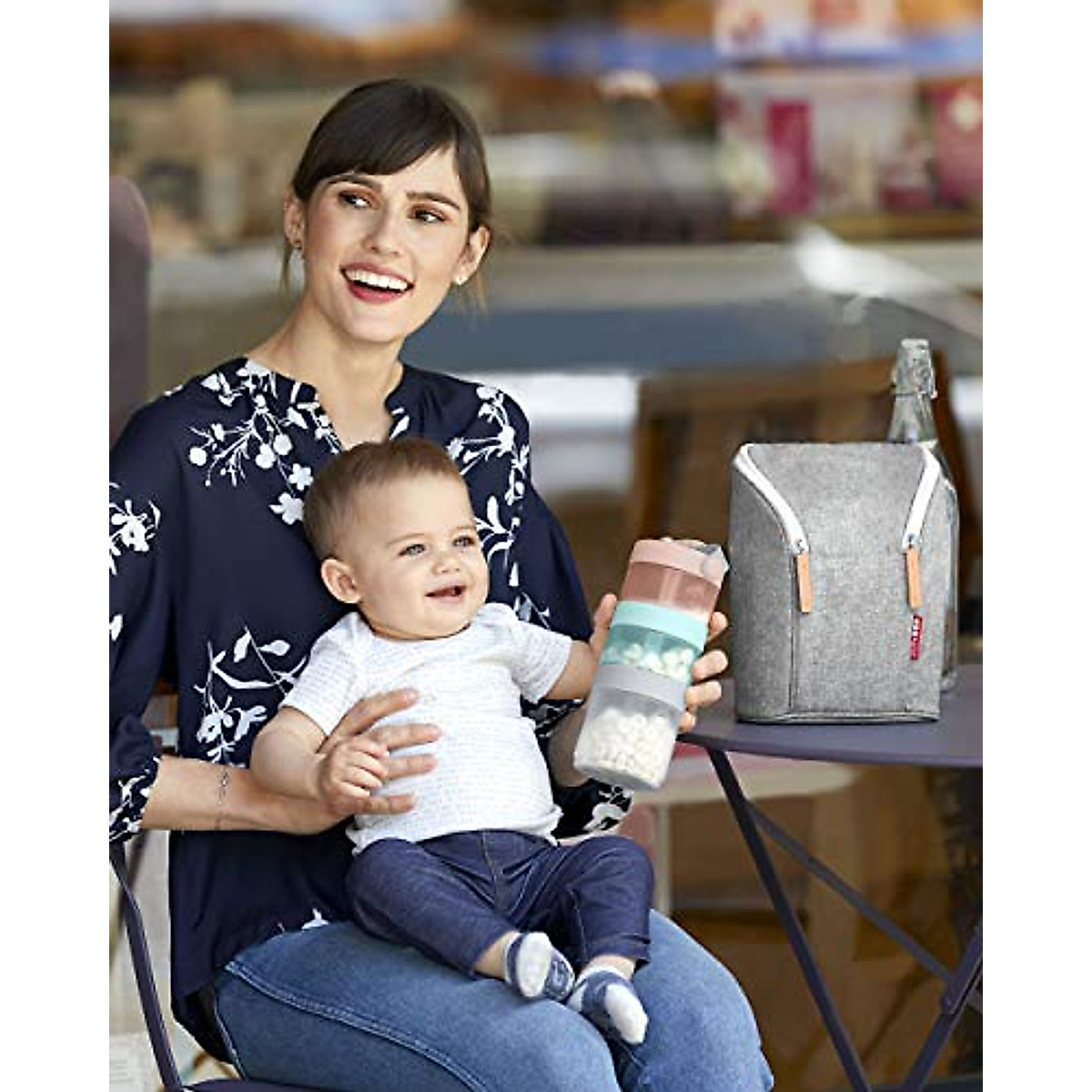 Skip Hop Baby Formula Container, Formula-to-Food