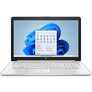 2022 Newest HP 17.3'' HD + IPS Display Business Laptop 11th Gen (Intel i3-1115G4 2-Core, 8GB RAM, 256GB SSD, Intel UHD, WiFi 5, Bluetooth 5.2, HD Webcam, HDMI, SD Card, Win 11 Home S-Mode) with Hub