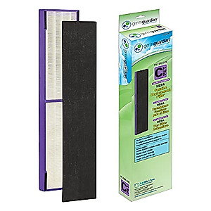Germ Guardian FLT5250PT True HEPA Genuine Air Purifier Replacement Filter C, with Pet Pure Treatment for GermGuardian AC5250PT, AC5000E, AC5300B, AC5350W, AC5350B, CDAP5500, and More