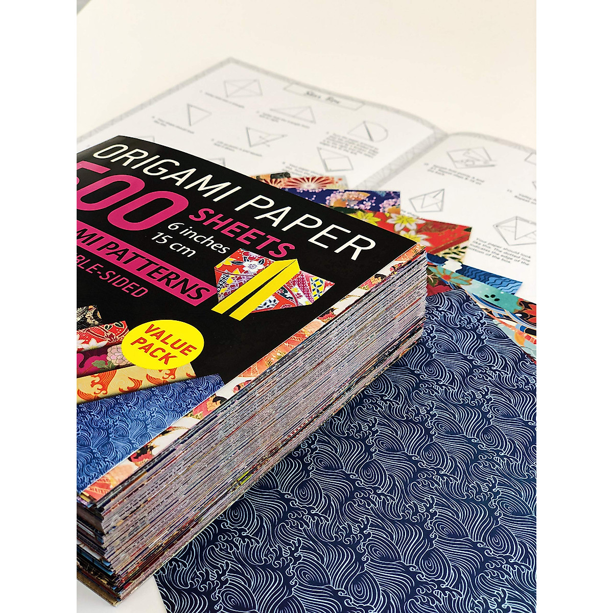 Origami Paper 500 sheets Chiyogami Patterns 6" 15cm