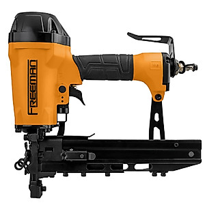 Freeman G2FS105 2nd Generation Pneumatic 10.5-Gauge 1-9/16" Fencing Stapler with Adjustable Metal Belt Hook and 1/4" NPT Air Connector