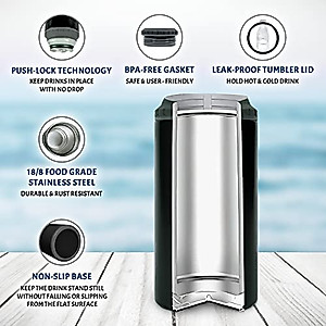 winorax Mechanic 4-in-1 Tumbler Can Cooler Gifts for Mem Dad Uncle Fathers Day 16Oz Mechanics Tumblers Stainless Steel