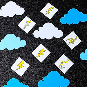 144 Pieces Lighting Bolt Tattoos Lightning Bolt Stickers Lightning Bolt Hand Temporary Tattoos Accessories Apparel Accessories for Birthday Party Favor Decorations,9 Styles