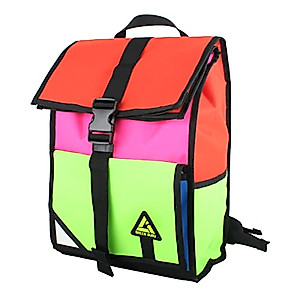 Green Guru Gear Joyride Roll Top Upcycled Made in USA Commuter Backpack