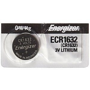 Energizer-Eveready 04096 - 3 Volt Lithium Button Cell Watch Battery (ECR1632BP (CR1632))
