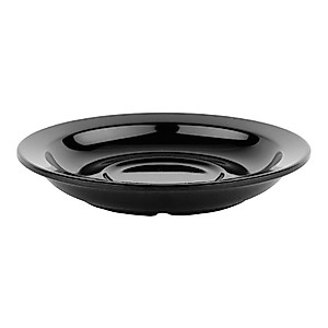 G.E.T. SU-4-BK Melamine Saucer for Espresso Cup, 4.5", Black (Set of 12)
