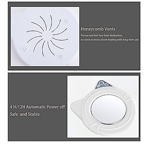 USB Coffee Mug Warmer, Coffee Cup Warmer for Desk Electric Cup Warmer Plate Tea Milk Candle, Beverage Warmer Heated Plate for Office Home Use and Best Gift for Coffee Lovers(Up to 131F/55C)