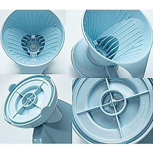 Clever Coffee Dripper Macaron Blue Coffee Maker Safe BPA Free Plastic Hassle-Free Ways Make Manual Pour Over Coffee & Cold Brew (Large)