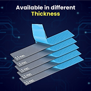 Gelid Solutions GP-Ultimate 15W- Thermal Pad 120x20x2.0mm. Excellent Heat Conduction, Ideal Gap Filler. Easy Installation.