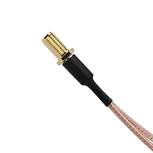 SMA Splitter Cable, Tecreddy 4G LTE Antenna Adapter Splitter Cable SMA Female to Dual SMA Male Connector Compatible with 4G LTE Wireless Router, WiFi Antenna Adapter Connector, 6 inch