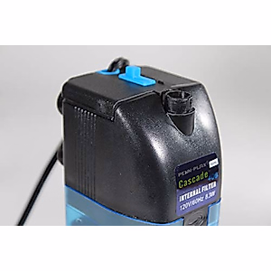 Penn-Plax Cascade 400 Fully Submersible Internal Filter – Provides Physical, Biological, and Chemical Filtration for Aquariums and Turtle Tanks