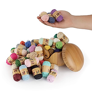 JubileeYarn Cotton Select Bonbon Yarn - Assortment A - 10x10g Mini Ball - 1 Pack