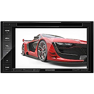 Kenwood DDX276BT 6.2 DVD Receiver with Bluetooth | Double DIN Bluetooth Car Stereo with 6.2 Clear Resistive Touch Panel