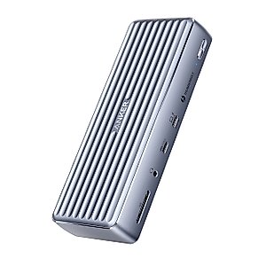 Anker 777 Thunderbolt Docking Station (Apex, 12-in-1, Thunderbolt 4), Max 90W Charging for Laptop, 20W Power Delivery, Single 8K, Triple 4K Display, 10Gbps Data, Ethernet, Audio, SD