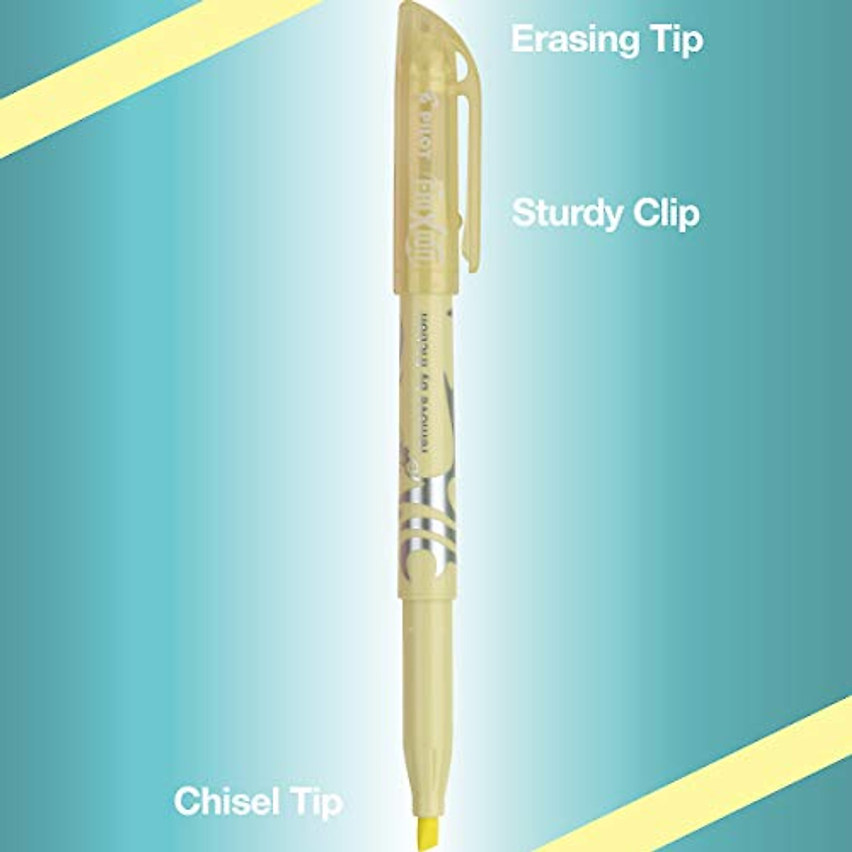 PILOT FriXion Light Pastel Collection Erasable Highlighters, Chisel Tip, Assorted Color Inks, 5-Pack (46543)