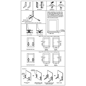 Hardware Resources Door Mount Kit for CAN-EBM Series, White