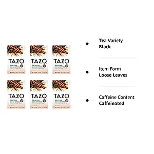 TAZO Decaffeinated Chai Tea Bags, 20 Count (Pack of 6)