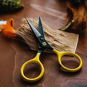 Loon Outdoors Razor SCISSOR,Yellow,4"