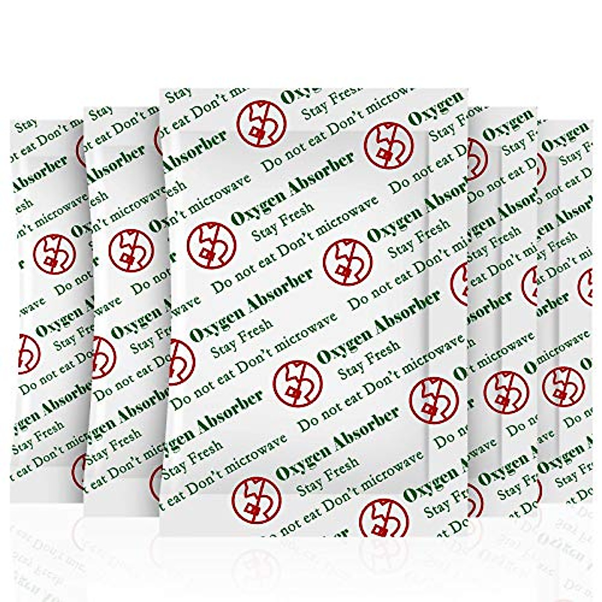 SurpOxyLoc(50Sachets)500cc Oxygen Absorbers for Food Storage, Food Grade Oxygen Absorbers Packets for Food