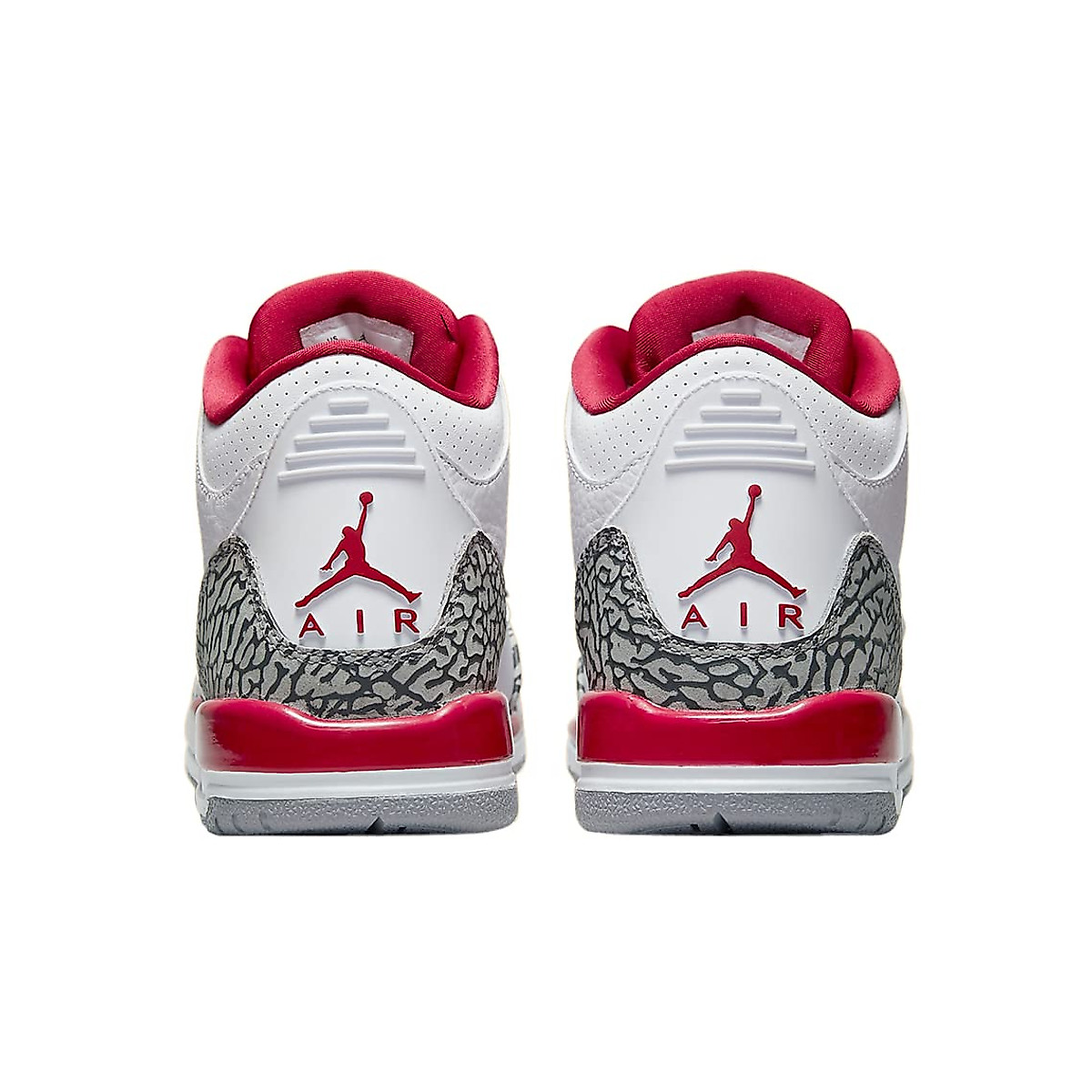 Nike boys Air Jordan 3 GS 398614 126 Cardinal, White/Light Curry/Cardinal Red, Size 4Y