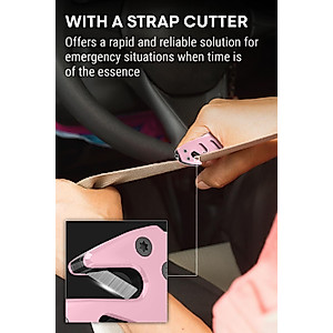 Pink Pocket Knife for Women - Legal Small Knife - 2.68 Inch Serrated Blade - Womens Knife for Self Defense - Cute Girl Survival Tool Pocket & Folding Knives - Mothers Day Gift Idea - 6655 P