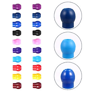 Mikikit Replacement Stethoscope Ear Tips Earpieces Soft Ear Plugs Earbuds Universal Earplugs Ear Tips Stethoscope Accessories 10 Pairs