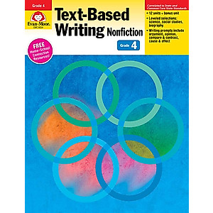 Evan-Moor Text-Based Writing: Common Core Mastery Book, Grade 4