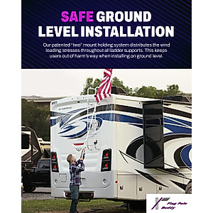 FlagPole Buddy Starlink 2nd Generation Compatible Mounting Kit for RV