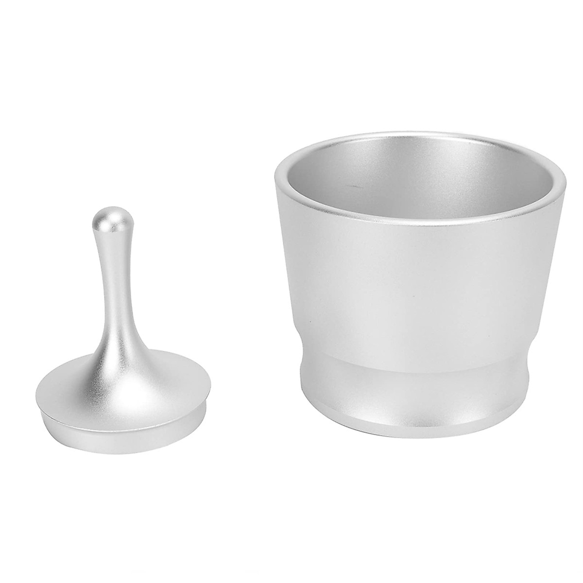 LiebeWH Dosing Cup, Dosing Cup Powder Dosing Rings Press Dosing Cup Feeder Part for 51mm Machine, Aluminium Alloy Coffee Powder Receiver Container, LiebeWHf1059gc3bx