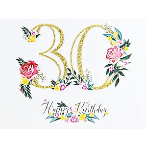 Happy 30th Birthday Pop Up 3D Greeting Card