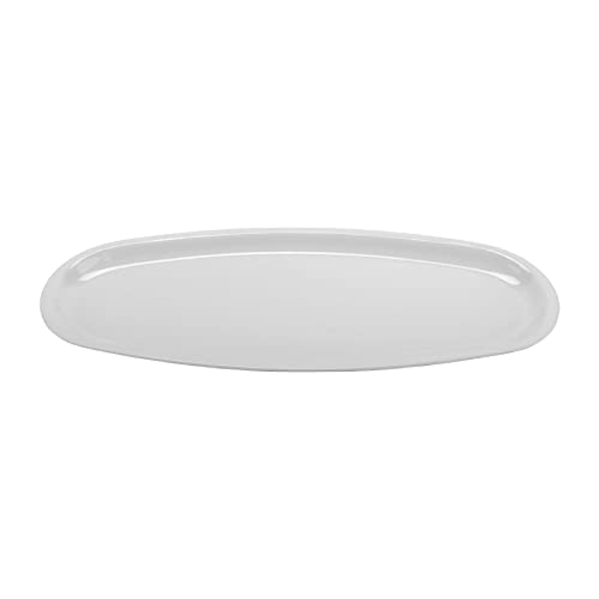 G.E.T. OP-624-W Melamine Oval Serving Platter, 23.25" x 16.75", White