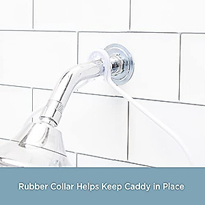 Kenney 11" x 24" x 4.5" 2-Tier Hanging Shower Caddy, White