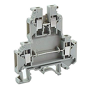 Automation Systems Interconnect ASIUKK5 2-Level DIN Rail Terminal Block, Screw Clamp, 6.2 mm, 26 to 10 AWG, 30 Amp, 600V (Pack of 80)