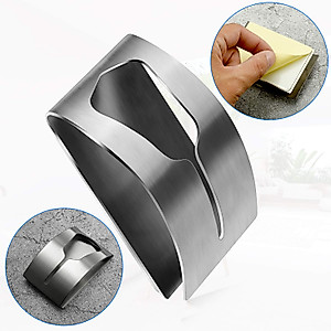 4 Pieces Self Adhesive Hand Towel Hook Holder Grabber Stainless Steel Kitchen Towel Hook Rack Wall Mount Non Drilling Required Towel Hangers Hand Towel Hook Tea Towel Holders for Bathroom Kitchen