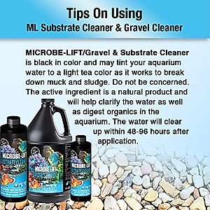 MICROBE-LIFT Professional Gravel & Substrate Cleaner for Freshwater and Saltwater Tanks, 16oz