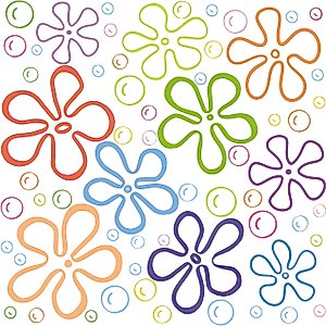 159 Pcs Bikini Flowers Bubbles Wall Decals Under The Sea Birthday Party Decorations Wall Stickers for Bedroom Bathroom Decor Wall Decor for Boys Girls Teens Adults
