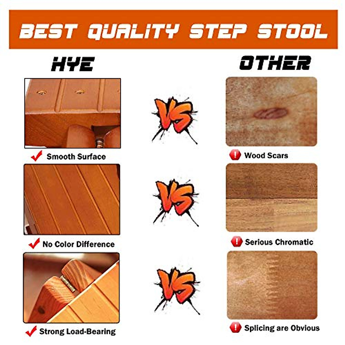 3 Step Stool Home Wooden Folding Ladder Chair Thickened Library Stair Chair Portable Light Garden Tool Ladder Maximum Load 150KG