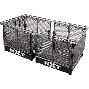 WWE MATTEL NXT Takeover War Games Playset with 2 NXT Rings, 2 Connecting Cages with Breakaway Pieces, 2 Ladders, Chair, Table & More; for Ages 6 Years