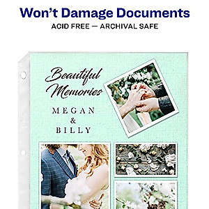 Avery Diamond Clear Page Protectors for 3 Ring Binders, 10 Document Protectors Per Pack, 4 Packs, 40 Protectors Total (74084)