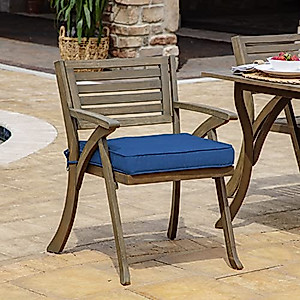 Arden Selections ProFoam Performance Outdoor Seat Cushion 20 x 20, Lapis Blue