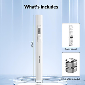 ATuMan TDS Meter, Digital Water Quality Tester, High Accuracy Pen Type Reliable User-Friendly Turbidity Temperature Meter, Professional Testing for Hydroponics, Household Drinking, Aquarium and Pool