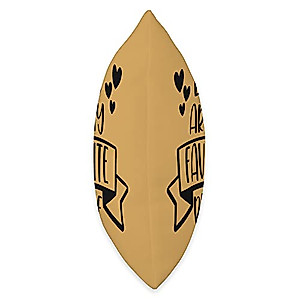 Dog Lover Favorite People Funny Heart Love Dogs are My Favorite People Throw Pillow, 18x18, Multicolor